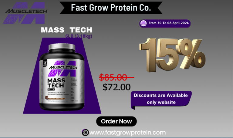 Fast Grow Protein || Online Body Building Nutrition Store